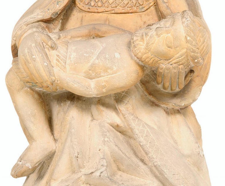 Spanish Sculpture "Pieta" 16th Century For Sale at 1stDibs