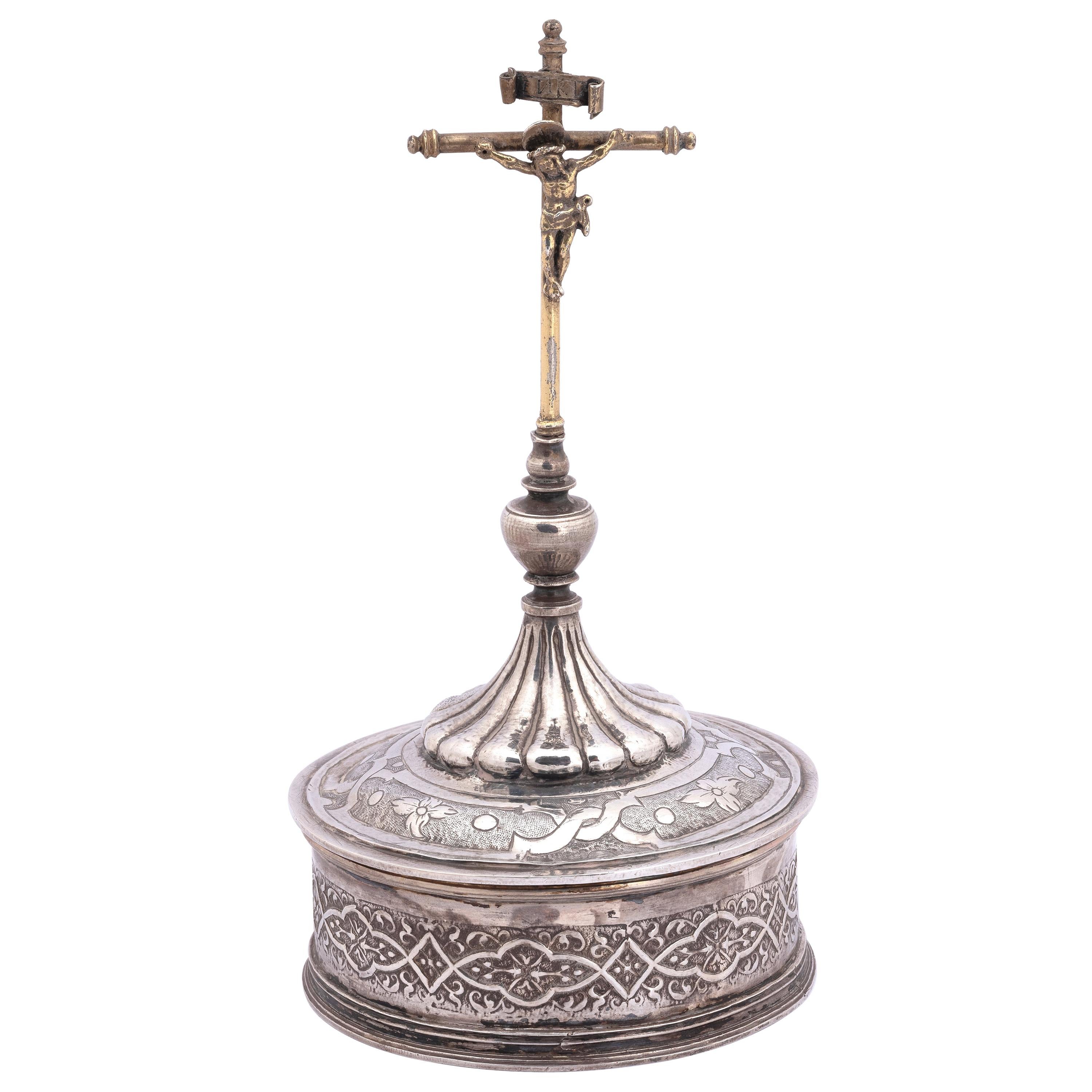 Silver Pyx, 16th Century For Sale at 1stDibs | 16th century silver