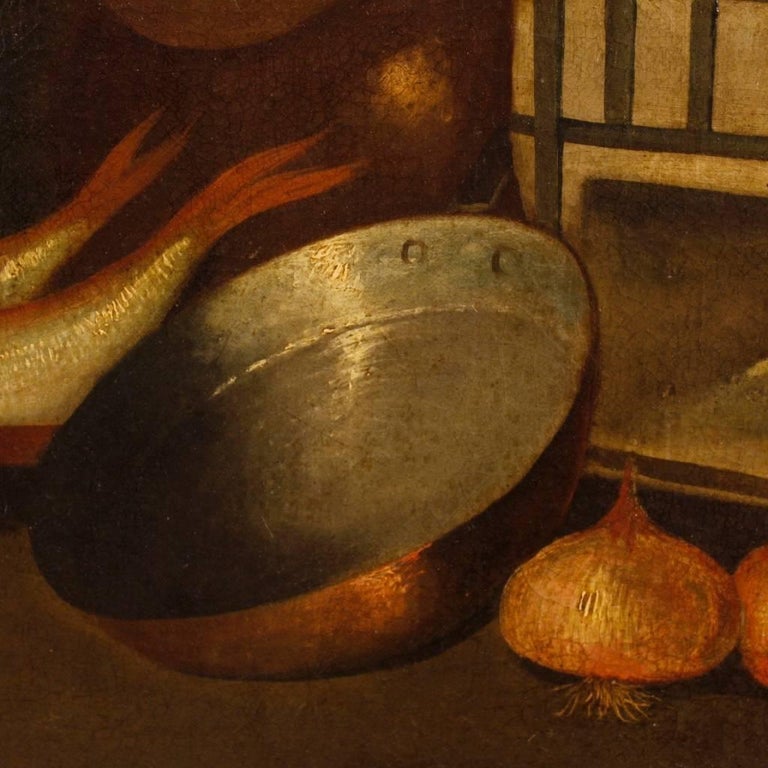 Spanish Still Life Painting Oil on Canvas with Gilt Frame from 20th ...