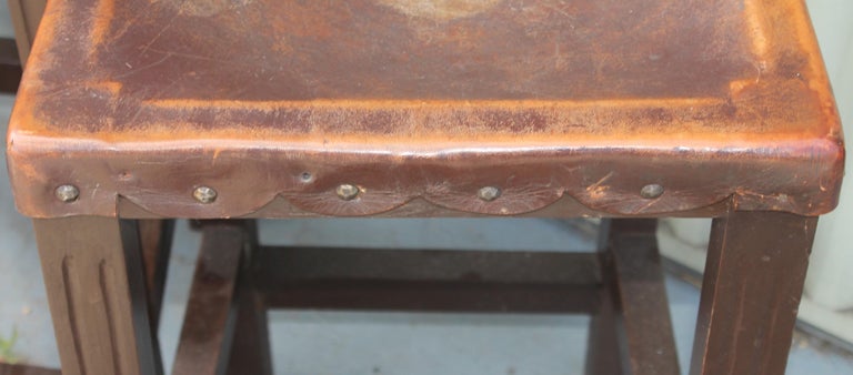 Spanish Style Bar Stools with Leather Seats -3 at 1stDibs | spanish bar ...