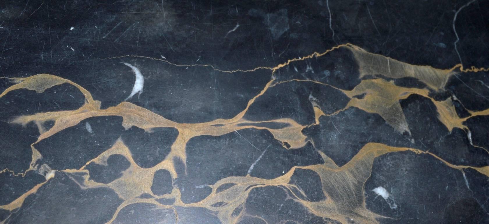 Spanish Style Gothic Revival Marble Top Stand at 1stDibs