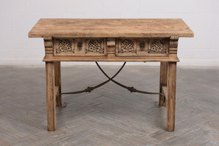 Spanish Style Library Table at 1stDibs