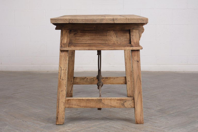 Spanish Style Library Table For Sale at 1stdibs