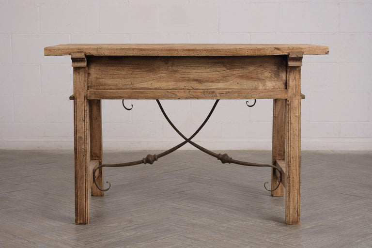 Spanish Style Library Table For Sale at 1stdibs