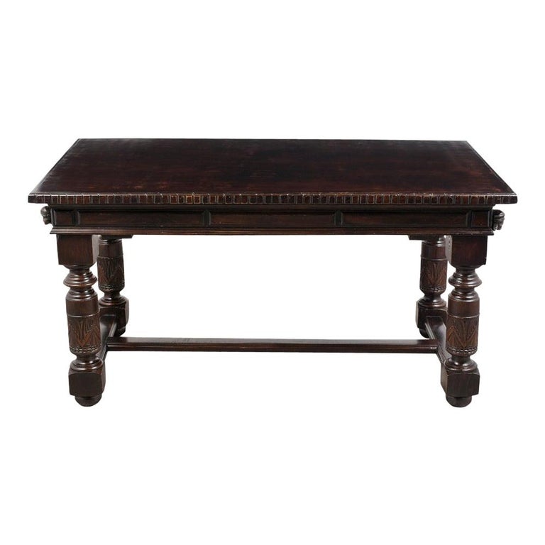 Spanish Style Library Table at 1stDibs