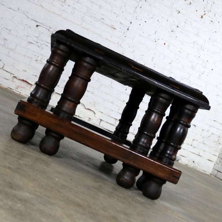 Spanish Style Square End Table with Nailheads by Artes De Mexico ...
