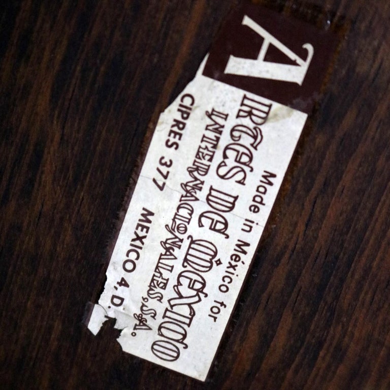 Spanish Style Square End Table with Nailheads by Artes De Mexico ...