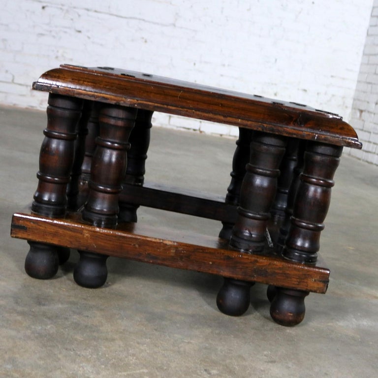 Spanish Style Square End Table with Nailheads by Artes De Mexico ...