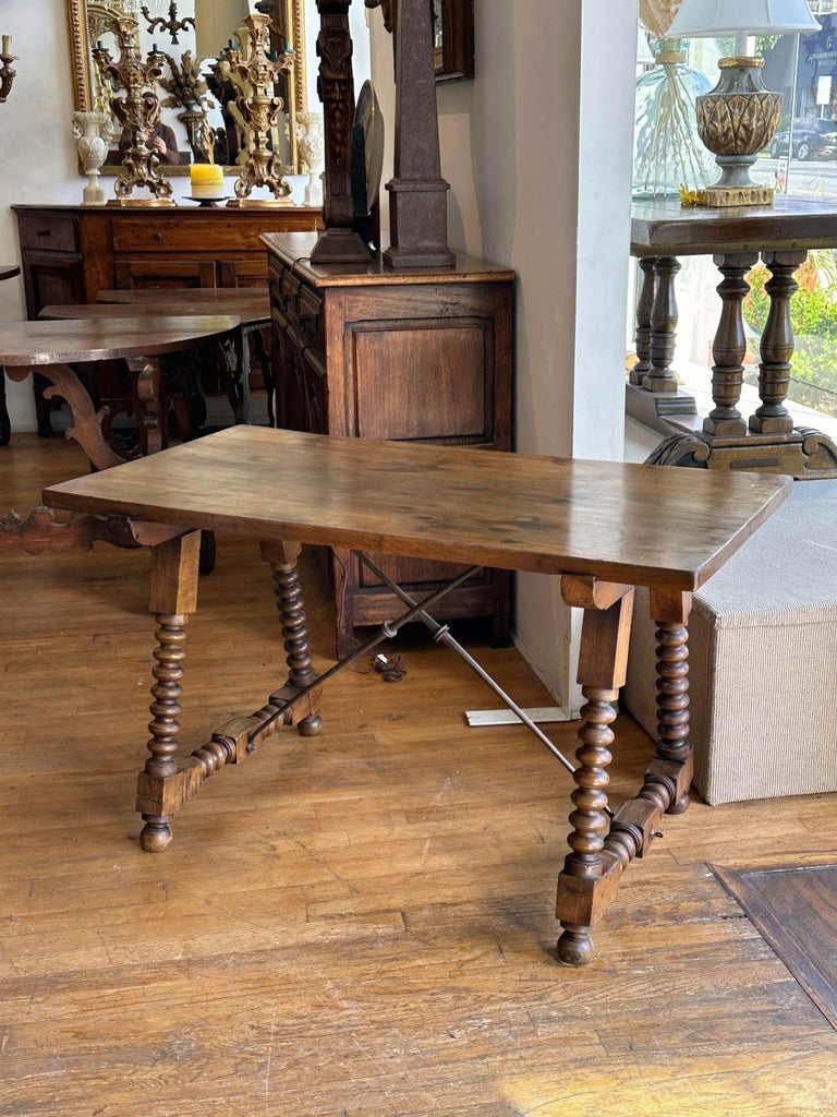 Spanish Trestle Table, circa 1800 For Sale at 1stDibs