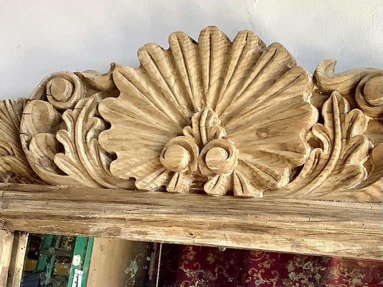 Spanish Wood Carved Mirror c 1900’s at 1stDibs