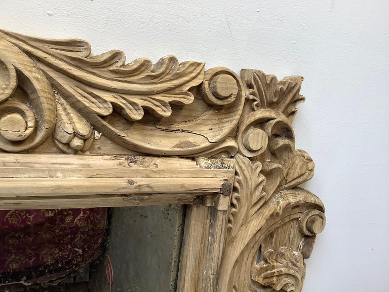 Spanish Wood Carved Mirror c 1900’s at 1stDibs