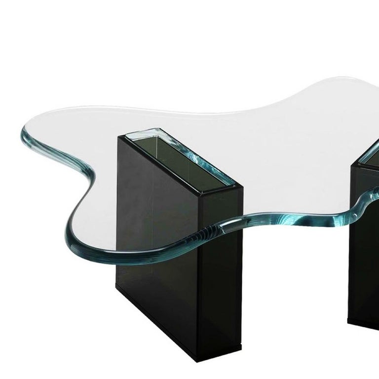 Sparkle Black L Coffee Table For Sale at 1stDibs