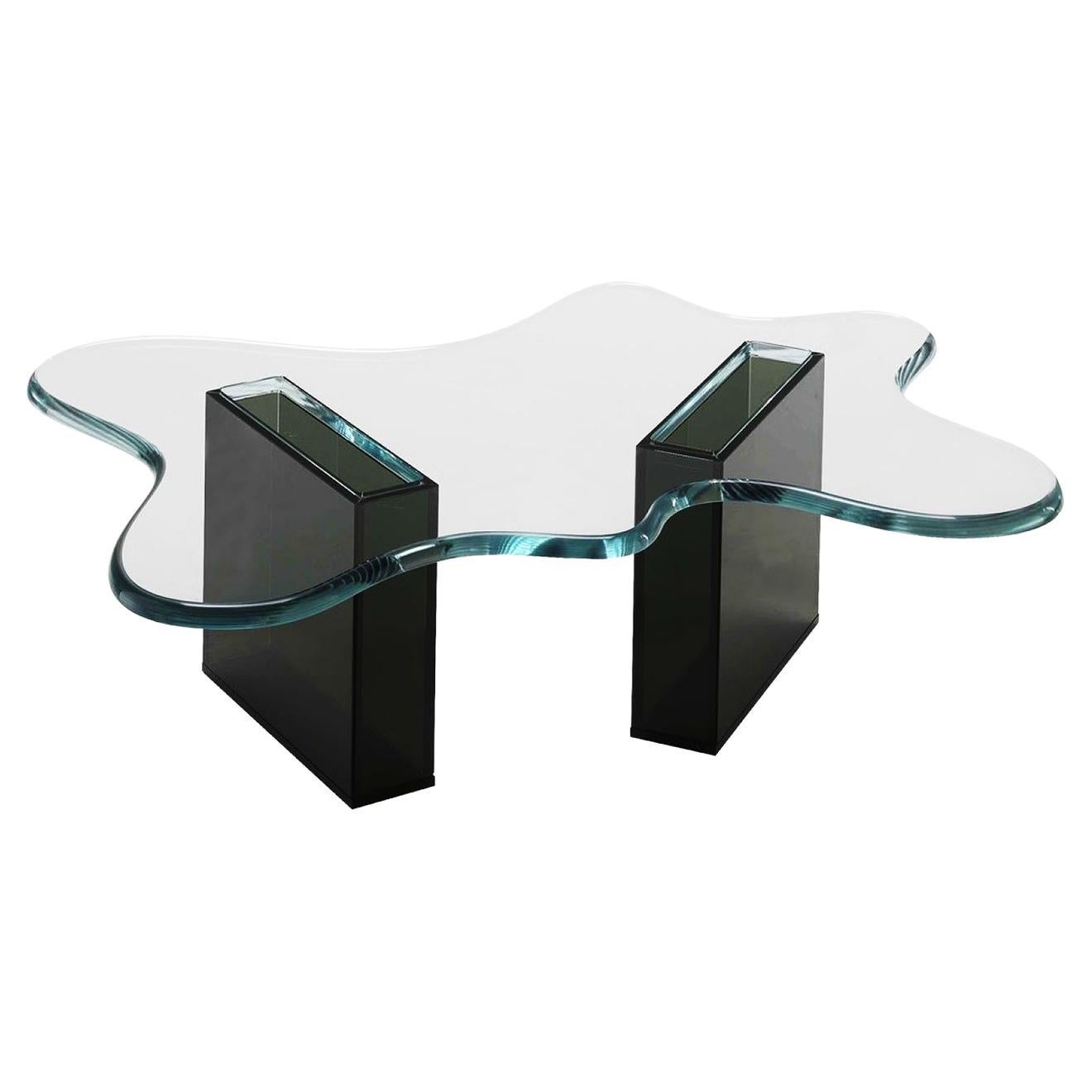 Sparkle Black L Coffee Table For Sale at 1stDibs