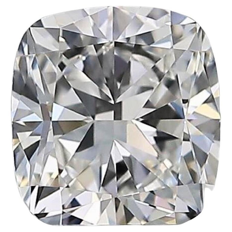 Sparkling 1pc Natural Diamond w/ 0.73 ct Cushion D IF IGI Certificate ...