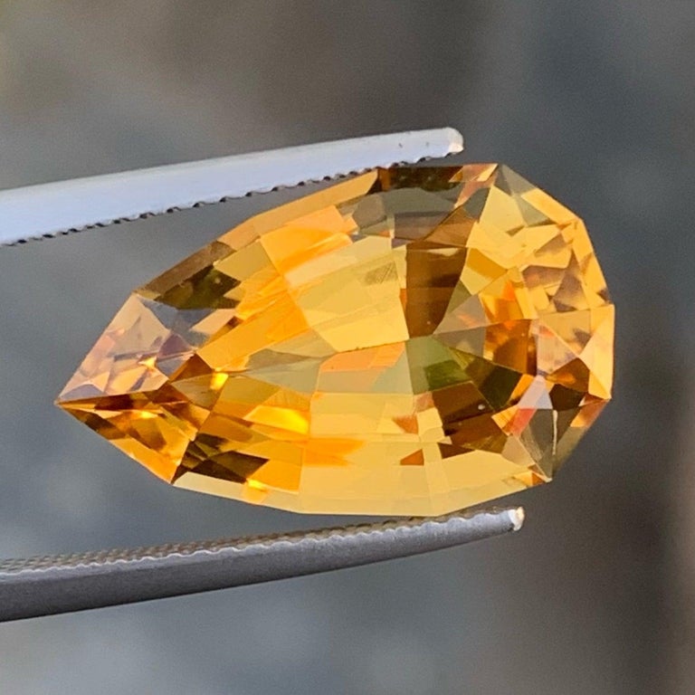 Sparkling Natural Citrine For Pendant 7.90 CT Brazilian Citrine For ...