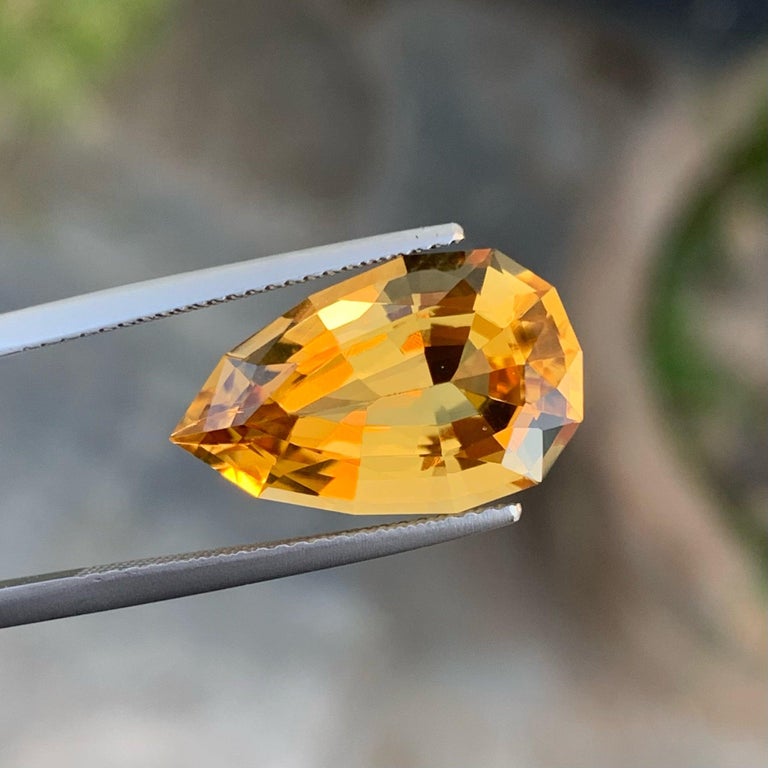 Sparkling Natural Citrine For Pendant 7.90 CT Brazilian Citrine For ...