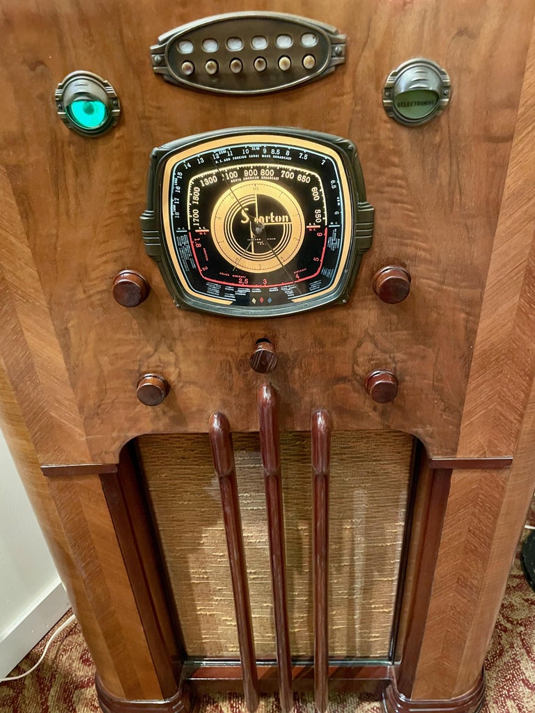 Sparton 1268 Selectronne Console 1938 Radio Bluetooth For Sale at ...
