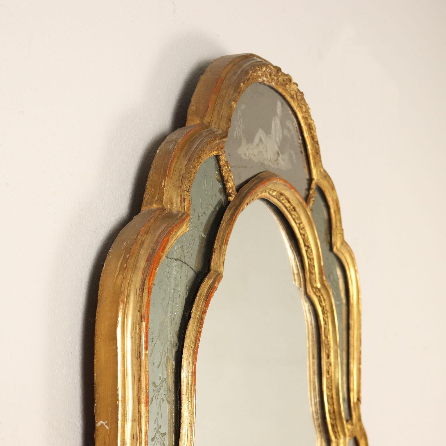 Venice Third Quarter Mirror XVIII Century For Sale at 1stDibs