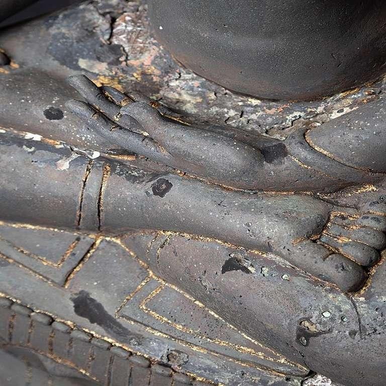 Special Antique Bronzen Chiang Saen Buddha from Thailand For Sale at ...
