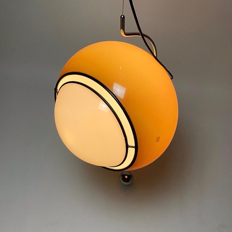 Special Ceiling Light by Harvey Guzzini, Italy, 1974 at 1stDibs