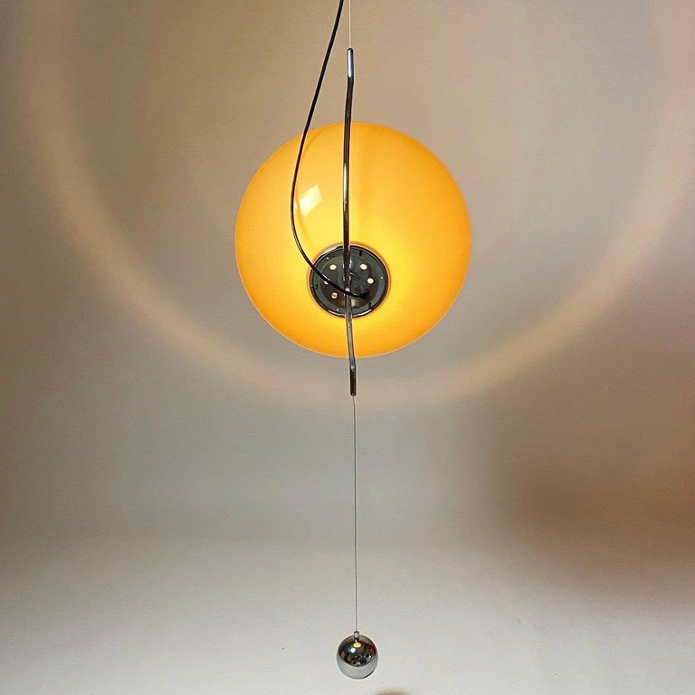 Special Ceiling Light by Harvey Guzzini, Italy, 1974 at 1stDibs