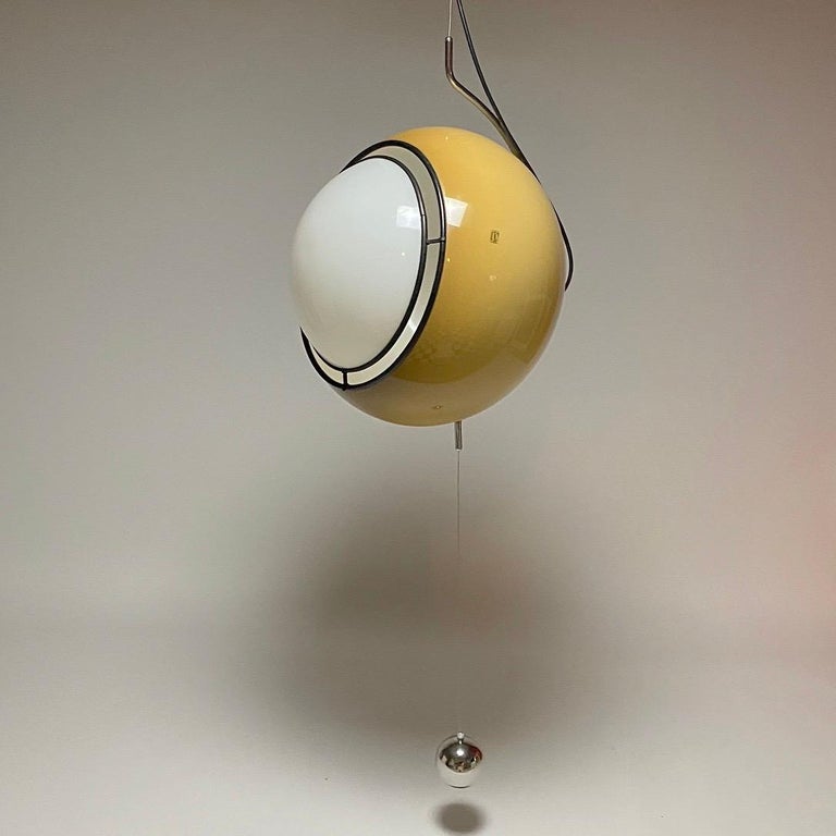 Special Ceiling Light by Harvey Guzzini, Italy, 1974 at 1stDibs
