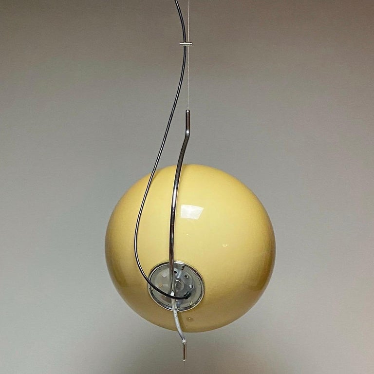Special Ceiling Light by Harvey Guzzini, Italy, 1974 at 1stDibs