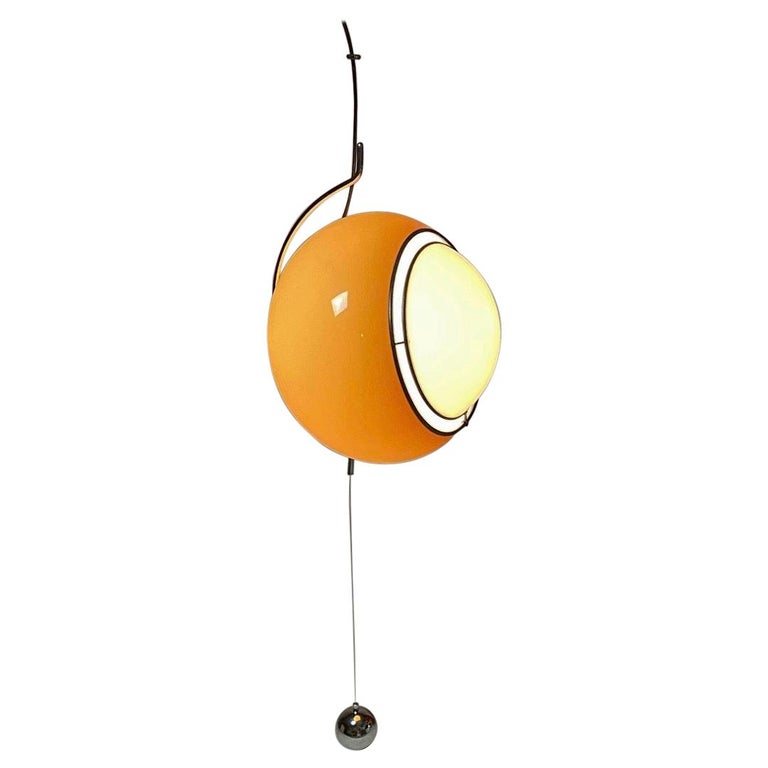 Special Ceiling Light by Harvey Guzzini, Italy, 1974 at 1stDibs