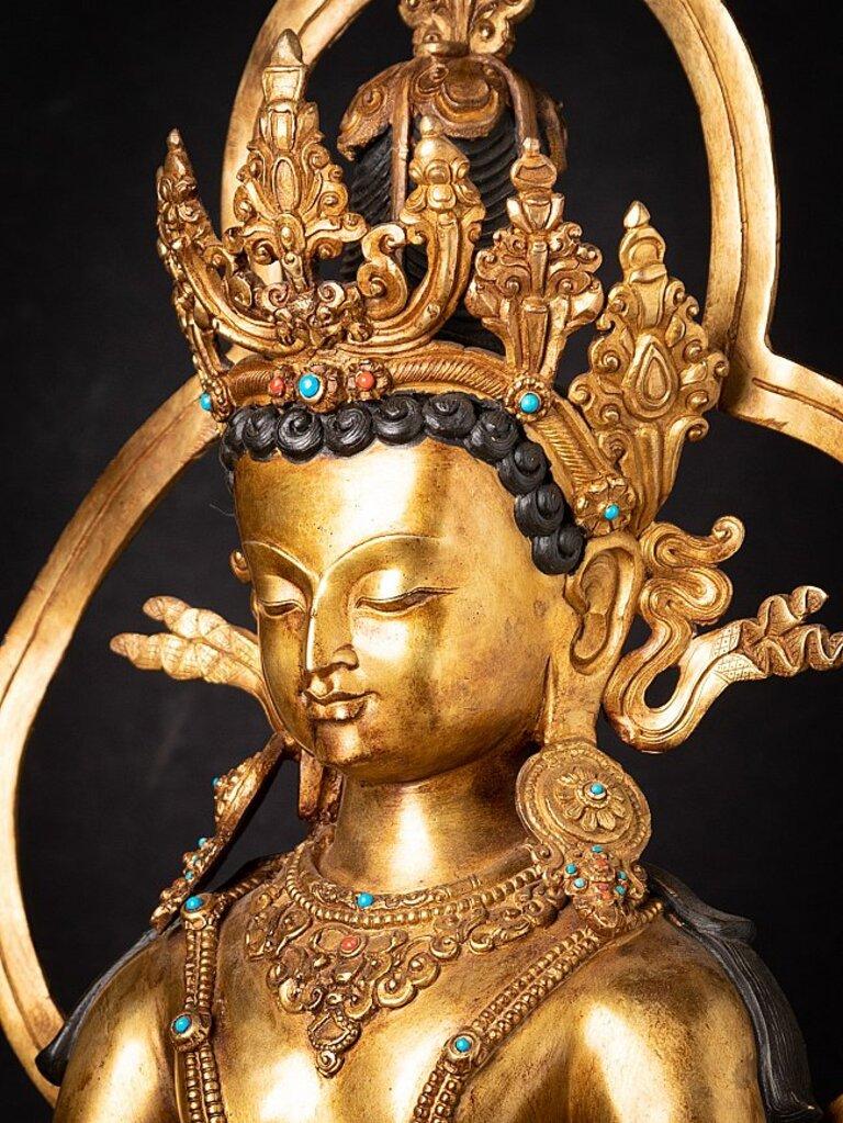 Special Old Bronze Nepali Buddha Statue from Nepal For Sale at 1stDibs