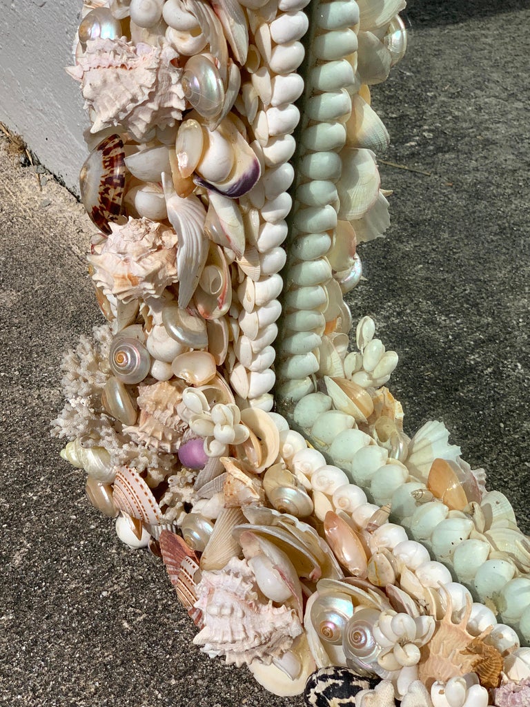Specimen Shell and Coral Encrusted Mirror Attributed to Anthony Redmile ...