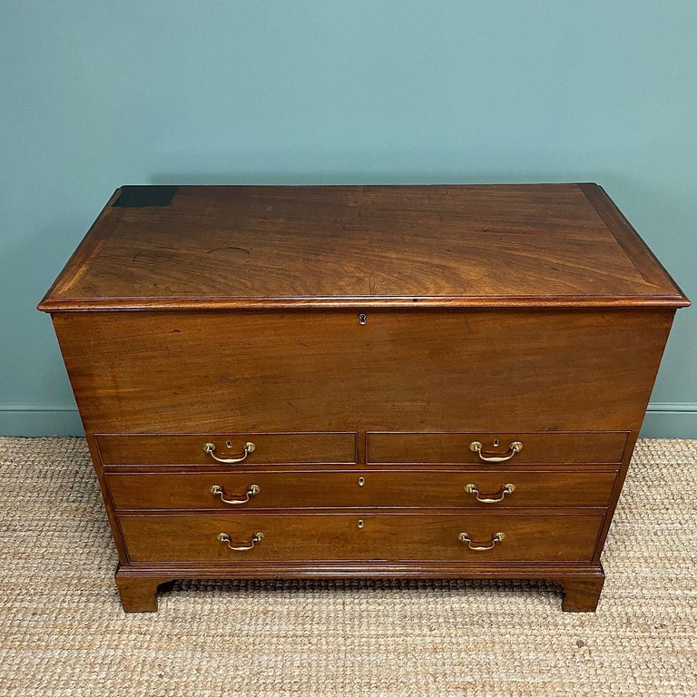 Spectacular 18th Century Quality Georgian Mahogany Antique Chest For ...