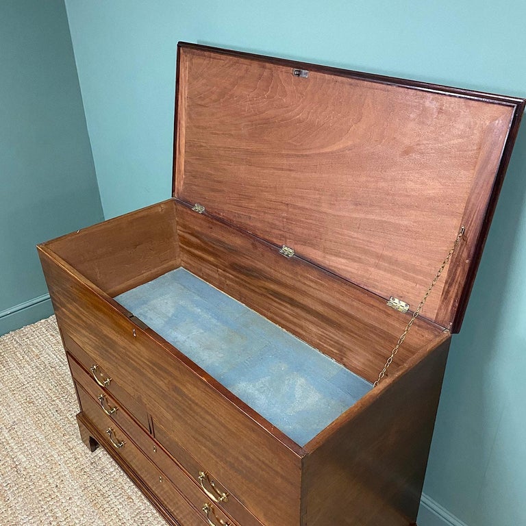 Spectacular 18th Century Quality Georgian Mahogany Antique Chest For ...