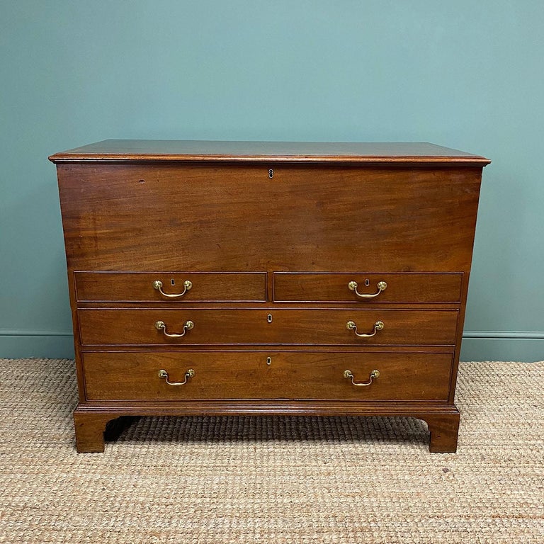 Spectacular 18th Century Quality Georgian Mahogany Antique Chest For ...