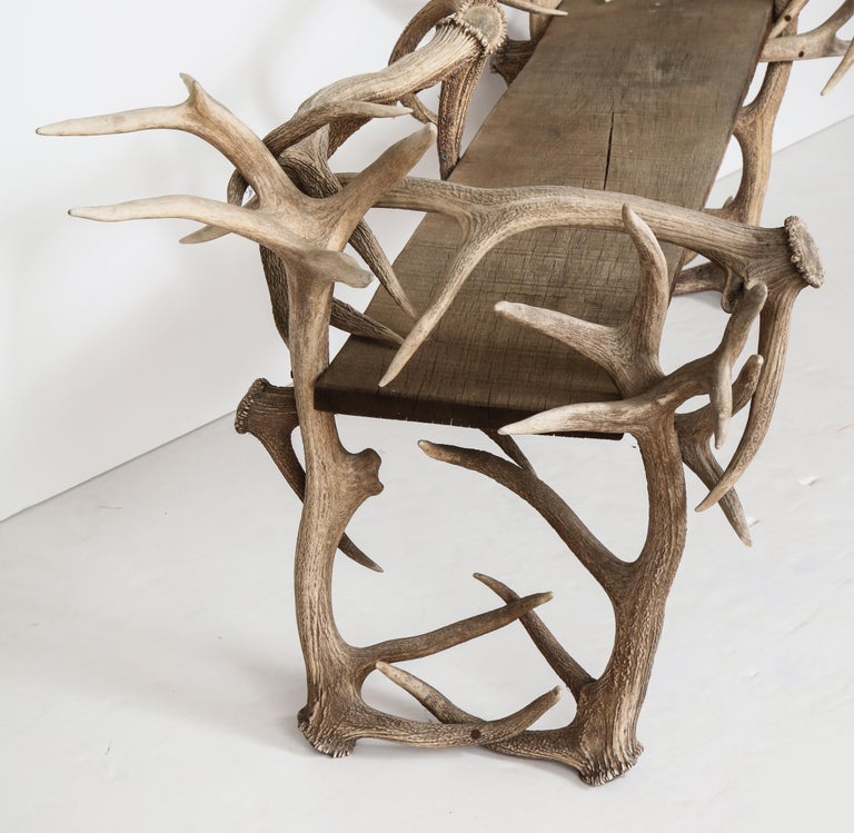 Spectacular Antler Chair or Bench at 1stDibs