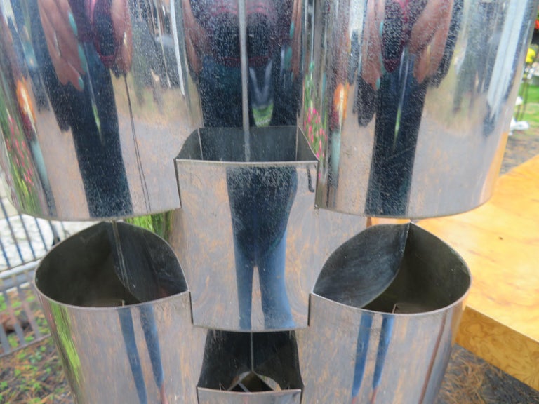 Spectacular Curtis Jere Chrome Clover Leaf Floor Lamp Mid-Century ...