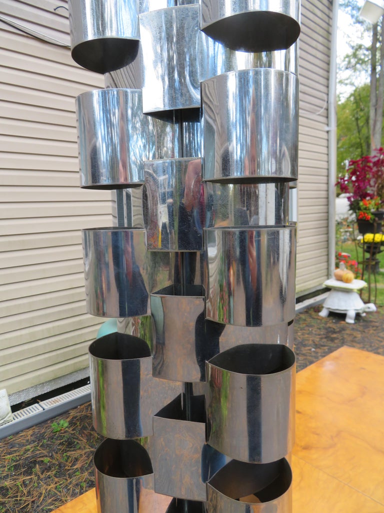 Spectacular Curtis Jere Chrome Clover Leaf Floor Lamp Mid-Century ...