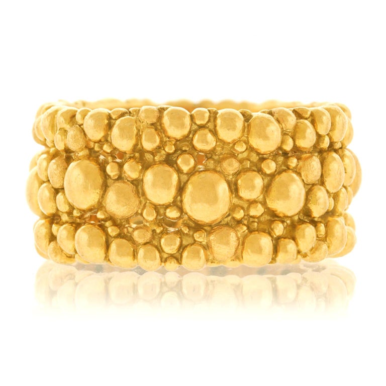 Spectacular Gilbert Albert Gold Ring at 1stDibs