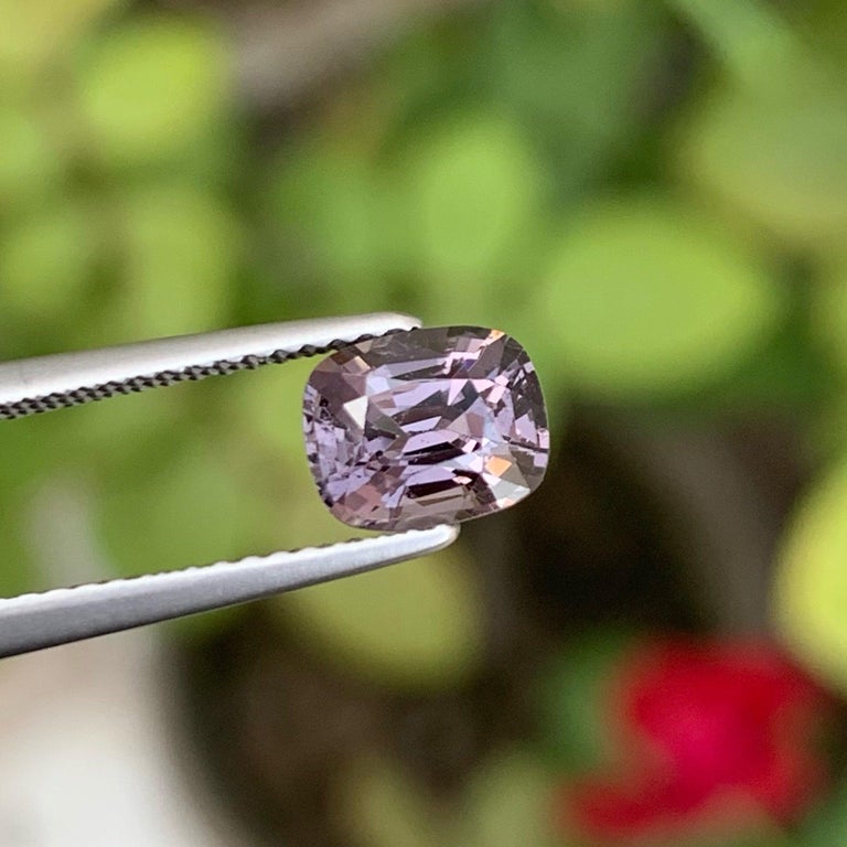 Spectacular Grayish Pink Spinel Gemstone 1.30 Carats Sparkling Gem ...
