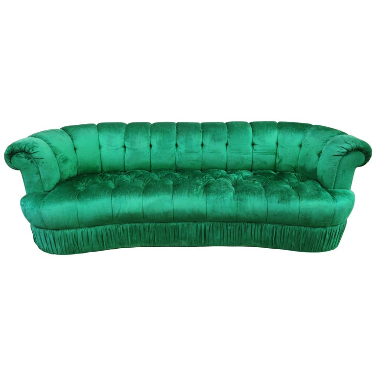 Vintage Hollywood Regency Sofa | Baci Living Room