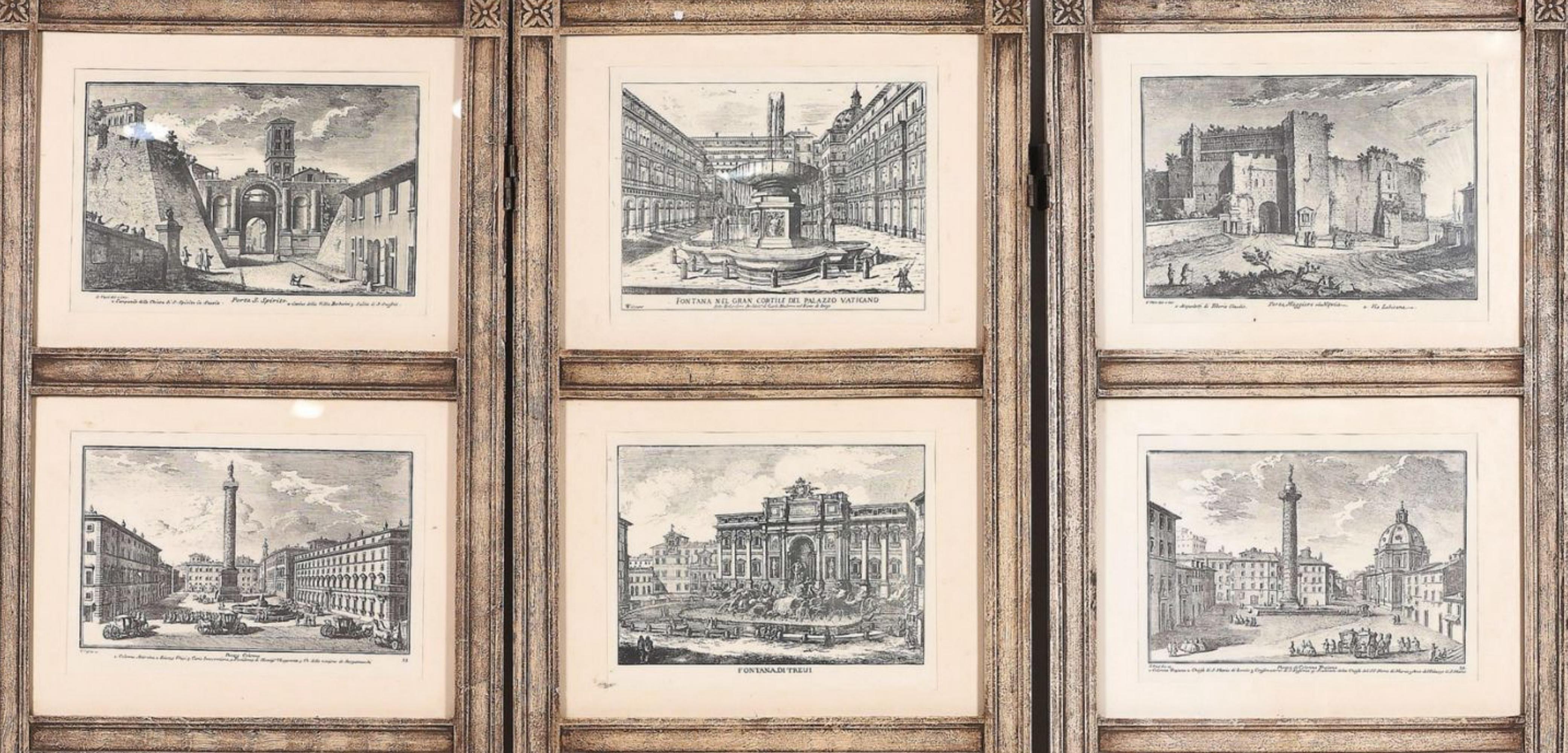 Spectacular Italian Screen beginning of the 20th century "Rome" For ...