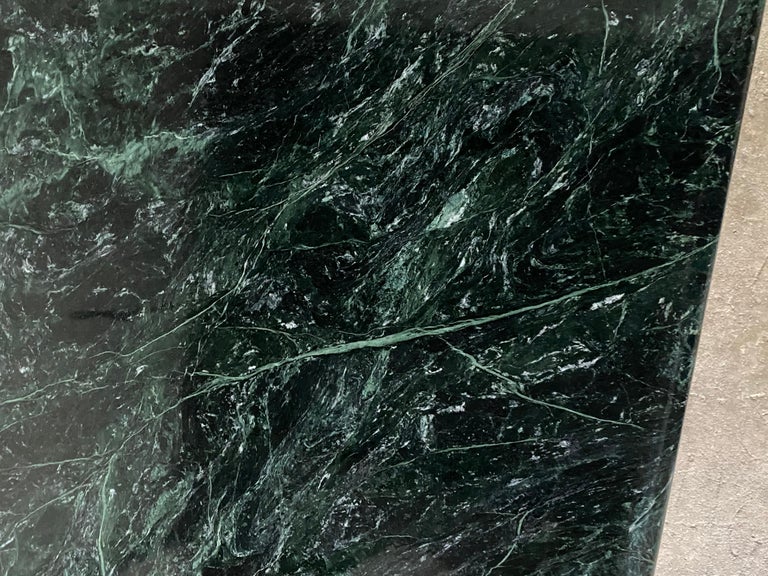 Spectacular Massive Green Marble Modern Dining Table For Sale at ...