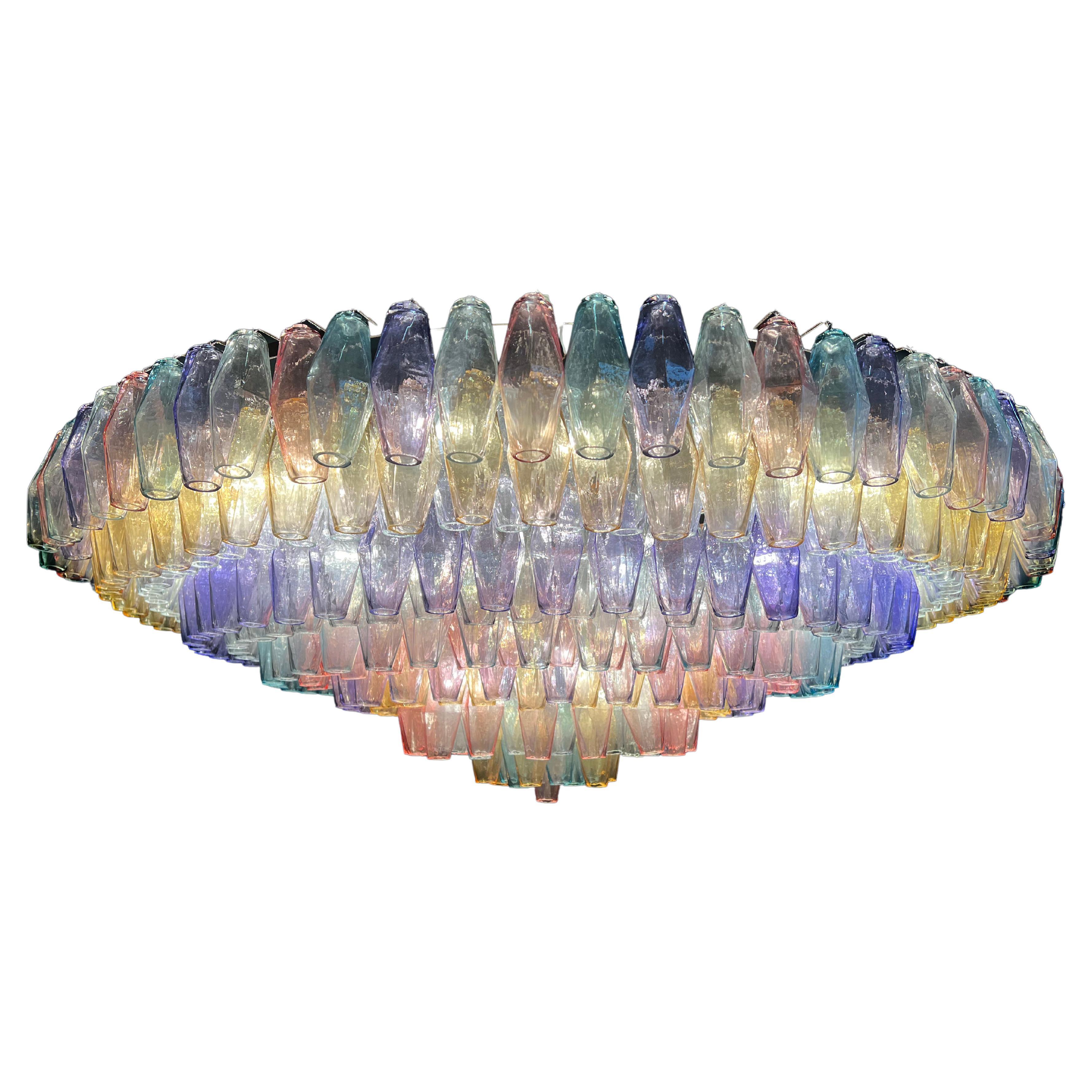 Spectacular Murano Glass Chandelier "Arlecchino" by Valentina Planta ...