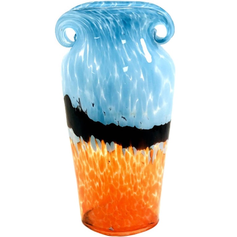 Spectacular Murano Glass Vase For Sale at 1stDibs