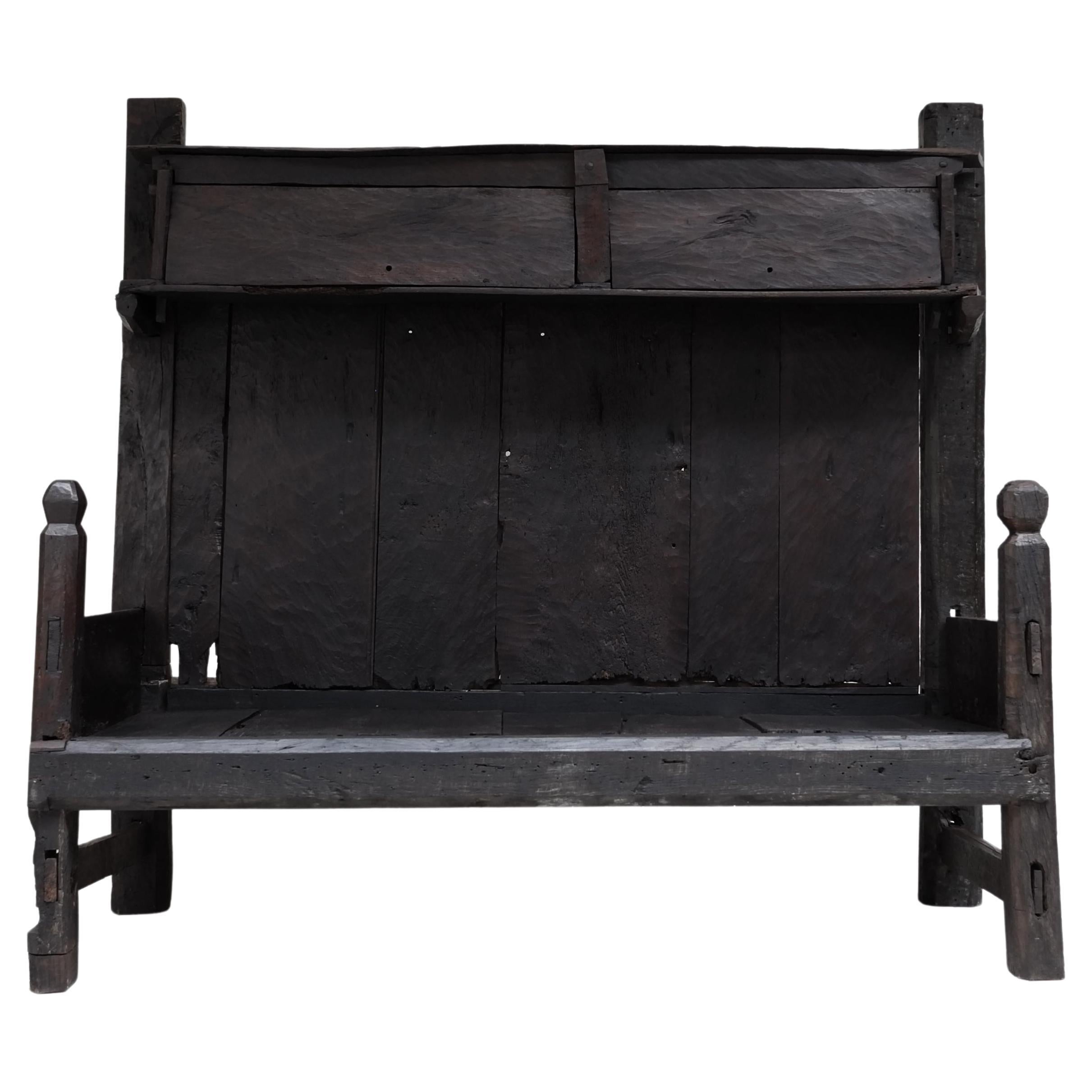 Jacobean Style Oak Settle For Sale at 1stDibs
