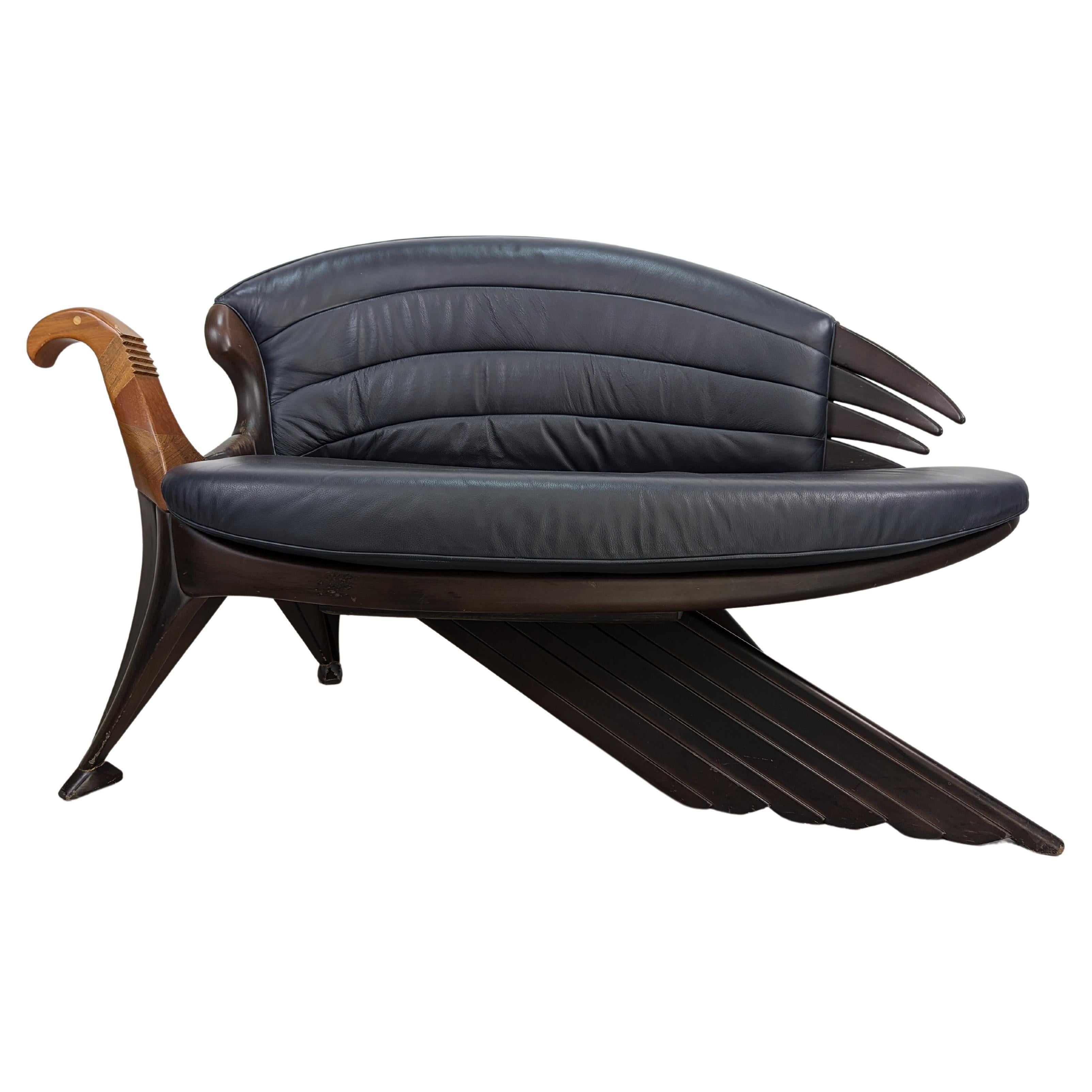 Elaborately Carved Eagle Sofa at 1stDibs