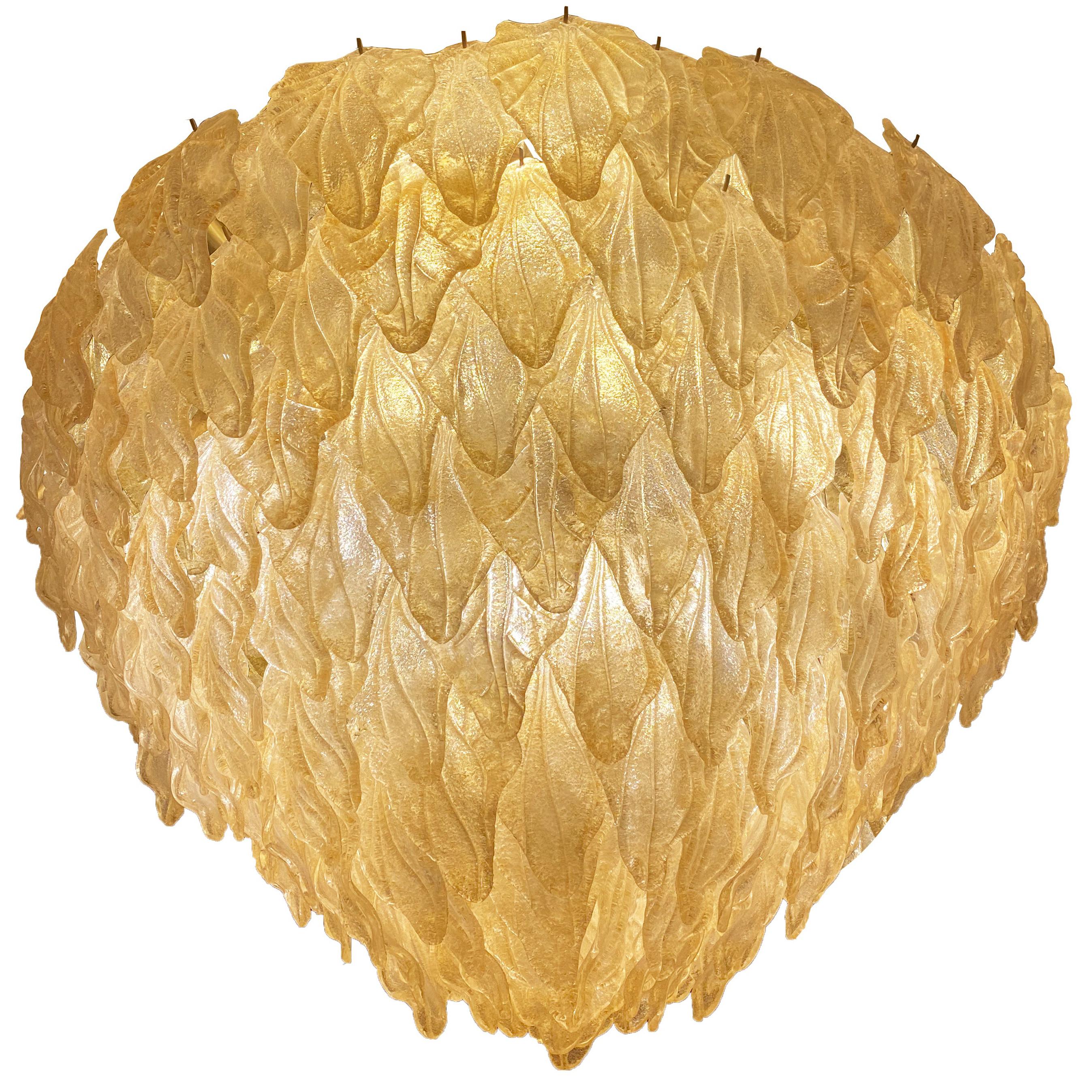 Spectacular Venetian Murano Ceiling Light For Sale at 1stDibs