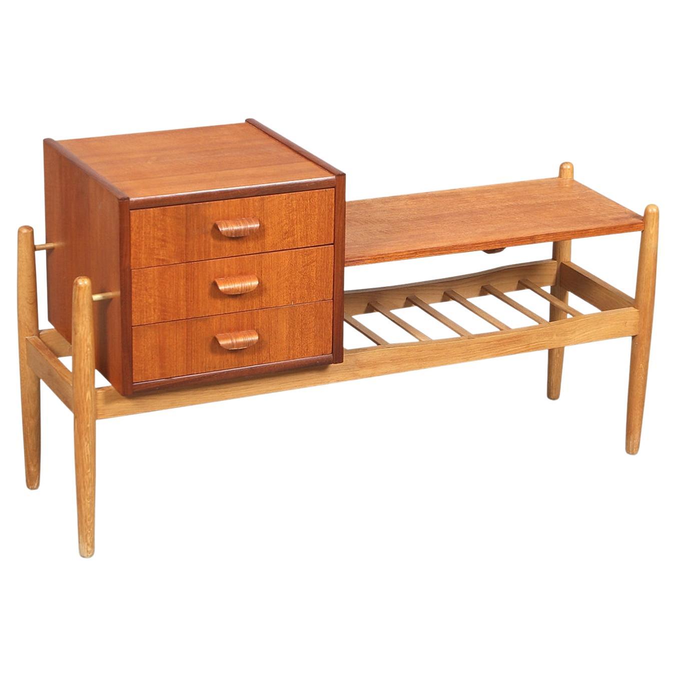 "Spectrum" Hall / Entry Chest in Teak by Arne Wahl Iversen For Sale at ...