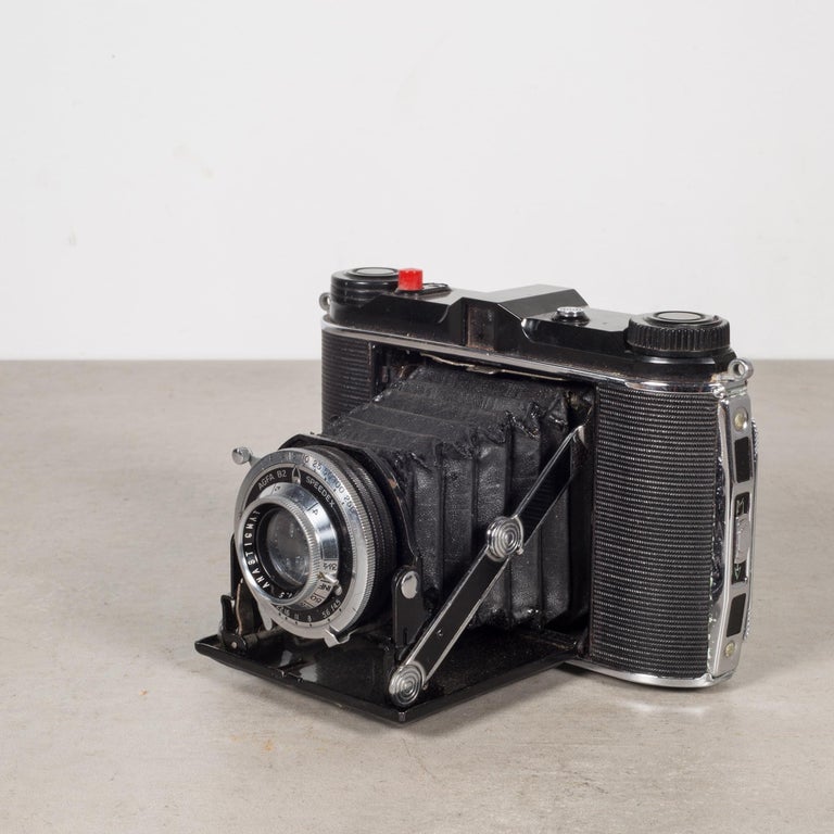 Speedex Folding Camera with Leather Case, circa 1940 at 1stDibs