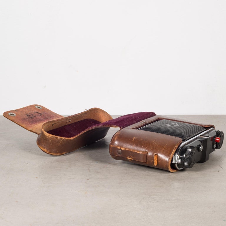 Speedex Folding Camera with Leather Case, circa 1940 at 1stDibs