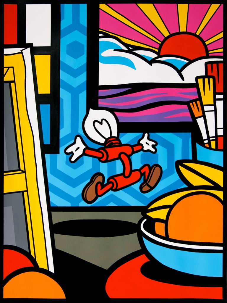 Speedy Graphito - "Genius in My Studio" - Painting by Speedy Graphito ...